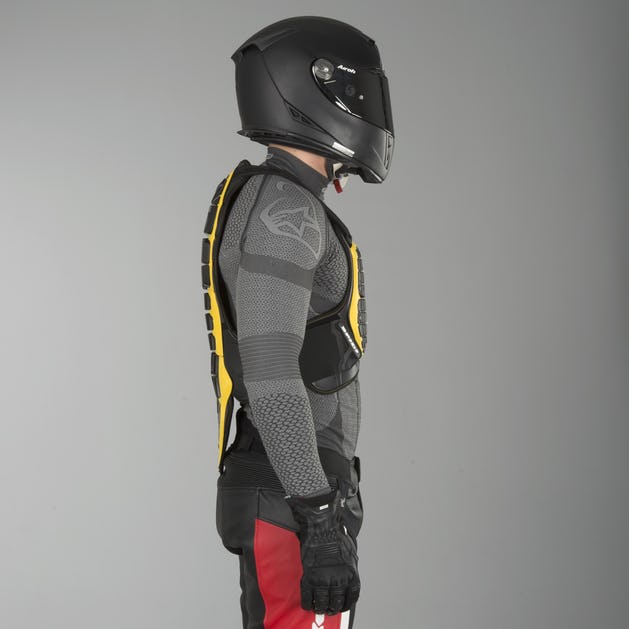 Spidi Defender Back and Chest Protector ile, sırt ve göğüs koruma bir ...